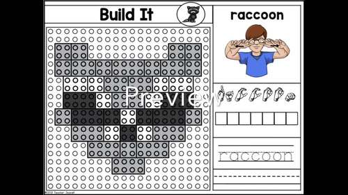 ASL Nouns Building Sign Vocabulary - Blocks by Teacher Jeanell | TPT