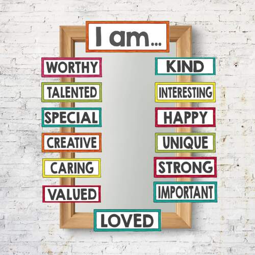 Student Affirmation Station - Positive Affirmation Mirror - Classroom Decor