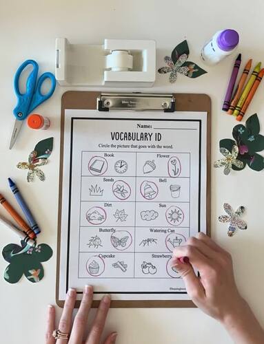 Lola Plants a Garden - Speech Therapy Book Companion by Buzzing Bee SLP