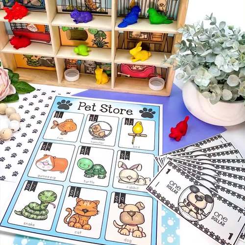 Pet Store Dramatic Play by Turner Tots | TPT