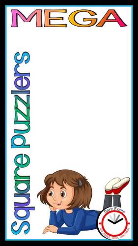 SQUARE PUZZLE BRAIN TEASERS Mega Bundle | Critical Thinking | GATE | Logic