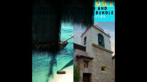 Texas History Age of Contact and Spanish Missions Lessons by HistoTeam