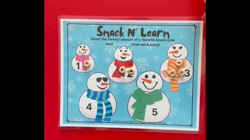 Snowman Counting Mats 1–5 | Winter Math Centers |Counting Activity for ...
