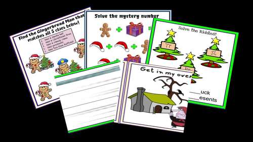 Gingerbread Man Escape the Oven Challenge | Escape Room ELA | TPT