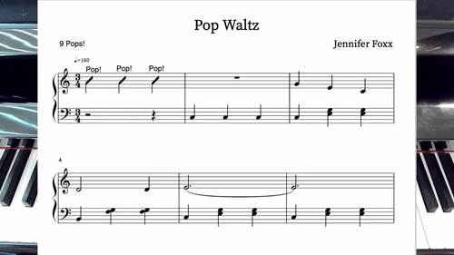 Pop Waltz | Pop With Music | Sheet Music | Unlimited Studio License