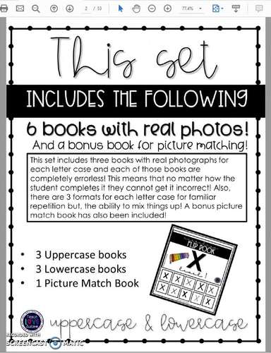 Alphabet Adapted Books for Letter X with Real Photos by Teach Love Autism