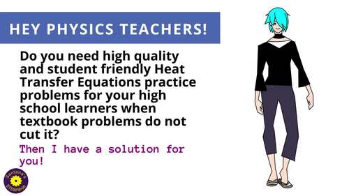 Heat Transfer Equation High School Physics Thermodynamics Coloring ...