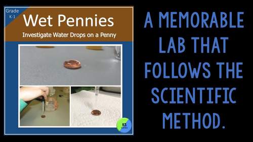 Water Drops on a Penny Experiment: Surface Tension Investigation with K-1st