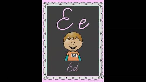 Orton-Gillingham Sound-Spelling Posters - Pastel Chalkboard | TpT