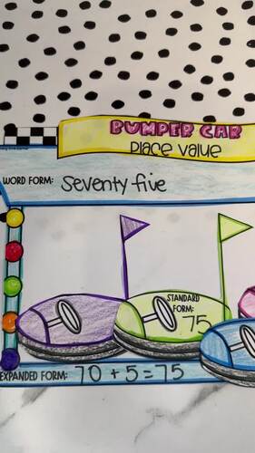 Carnival Math Place Value Craft by The Teaching Diva Corner | TPT