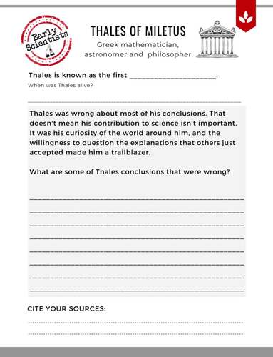Early Scientists : Internet Research Science Worksheets for Middle ...