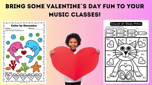 Music Worksheets Saving Bundle for Valentine`s Day | Music Sub Plans