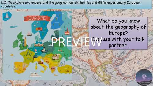 Exploring Europe: Geography Lesson on European Countries, Culture, and ...
