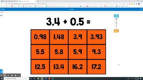 Halloween Adding Decimals Boom Cards by Sheila Cantonwine | TPT