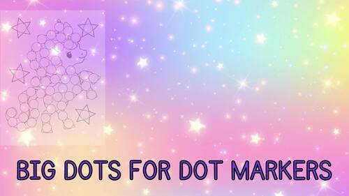 Unicorn Dot Marker Coloring Pages, Paint Daubers Printable Activity ...