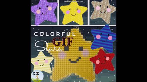 Stars GIF Clip Art for commercial use by Jo Jo's Jungle | TPT