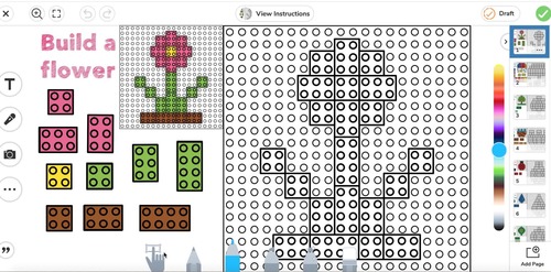Seesaw Build a Spring Picture Distance Learning by Della Larsen's Class