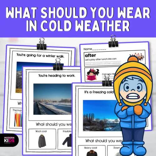 What Should You Wear in Cold Weather: Autism Kids Interactive Life ...
