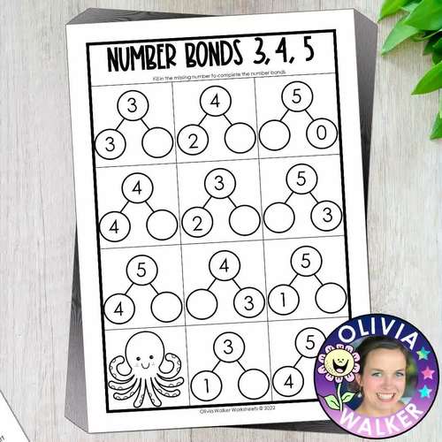 Number Bonds to Ten - Splitting Numbers Up to 10 - Part Part Whole ...