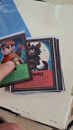 Sus Town Werewolf Game Cards English | Mafia | Elementary Version | Kid ...