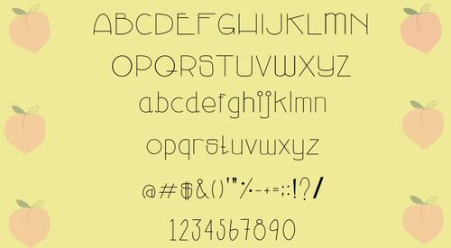 Peachy Font - Handwriting font commercial by MamaDoHub | TPT