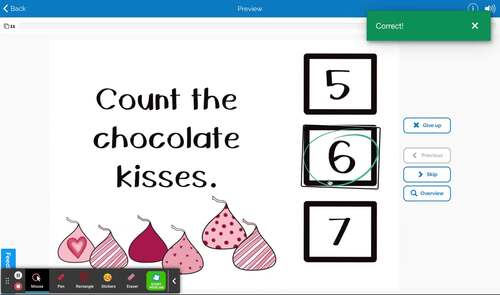 Valentine's Day Count to 10 with Boom Cards by TargetTeacherWoman