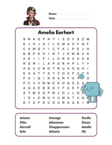Women's History Month - 12 Word Search Puzzles by Meryma Learning