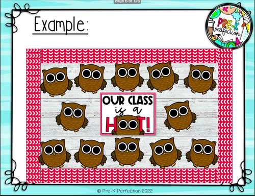 Baby Owl Bulletin Board | Our Class is a Hoot! | Look HOO is in our class!
