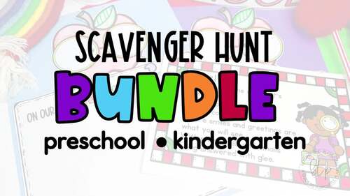 Scavenger Hunt Activities - Gingerbread Man Hunt, Halloween Scavenger Hunt