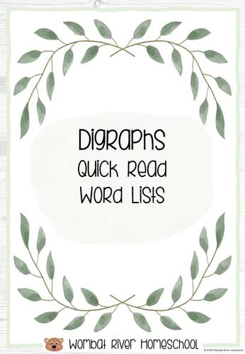 Long Vowels Digraphs Trigraphs Quick Paired Partner Reading decodable ...