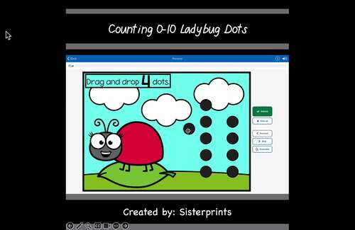 Counting 0-10 Ladybug Dots by Sister Prints | TPT
