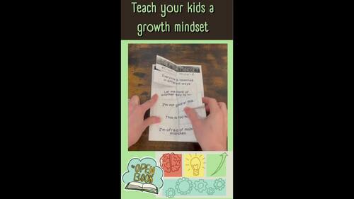 Growth Mindset Flip Chart by The Open Book for Kids | TPT