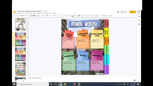 Rock Cycle Activity Worksheets Interactive Notebook Types of Rocks ...