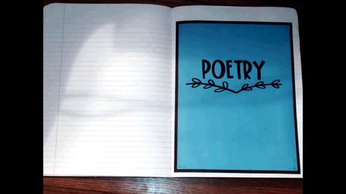 Poetry Interactive Notebook by I Teach Like a Boss | TPT