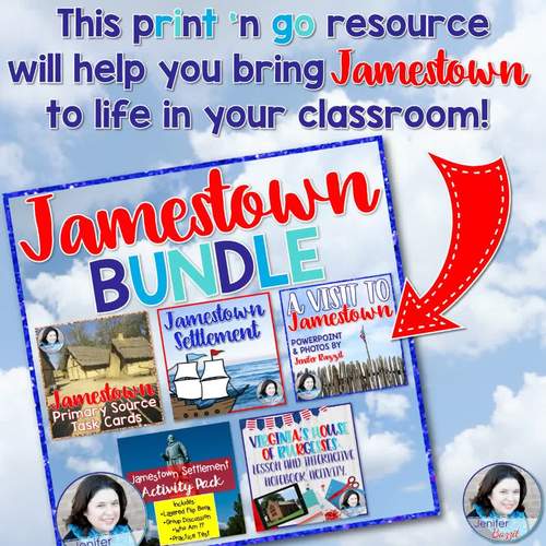 Jamestown Bundle by Jenifer Bazzit - Thrive in Grade Five | TPT
