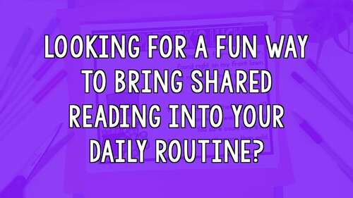 Spring Shared Reading Poems and Printables by The Teaching Texan