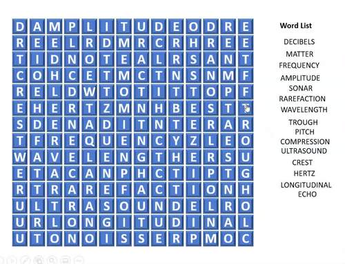 Sound Waves Word Search by Abaco Education Zone | TPT