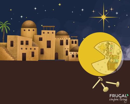 Nativity Coloring Wheel Craft, Birthday of Jesus Christmas Activity for ...