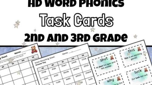 HD Word Units 6-10 Task Cards / Scoot / Fun Activities / SOR Aligned