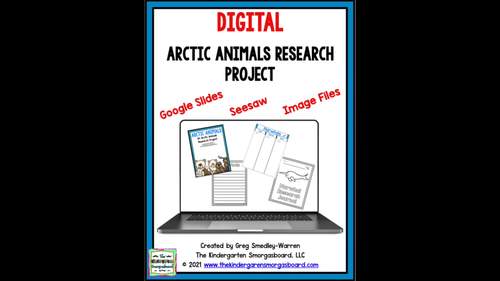 DIGITAL Arctic Animals Research Project by Kindergarten Smorgasboard