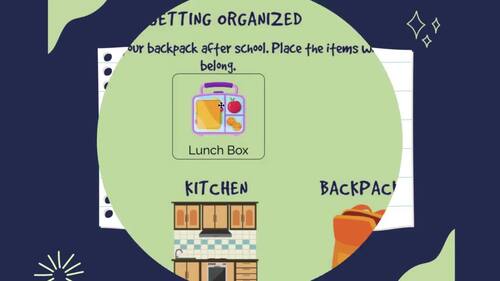 Executive Functioning Practice - Getting Organized Boom Cards | TPT