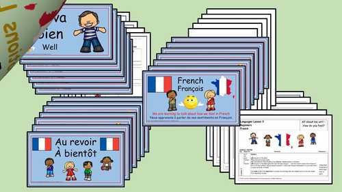 French lesson and resources - Emotions and Feelings by Blossoming Minds