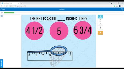 Measuring Length Seasonal Boom Cards by Hands on Learning LLC | TPT