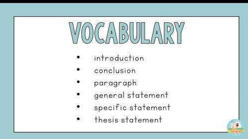 Introduction & Conclusion Paragraph Writing BUNDLE | Worksheets ...