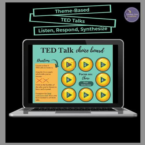 TED Talks Growth Mindset Choice Board Activity | TpT