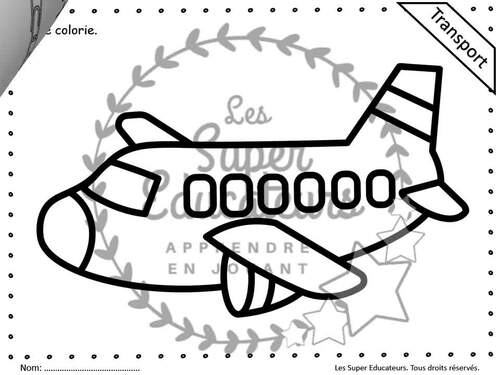 Fiches thématiques transport - French transportation worksheets | TPT