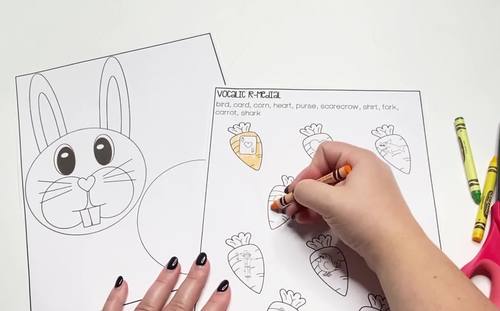 Easter Articulation Stuffer Craft | Speech Therapy Craft by Speech Tea