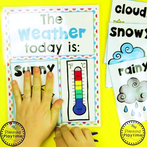 Weather Activities for Preschool | Hands-On Centers & Printable Worksheets