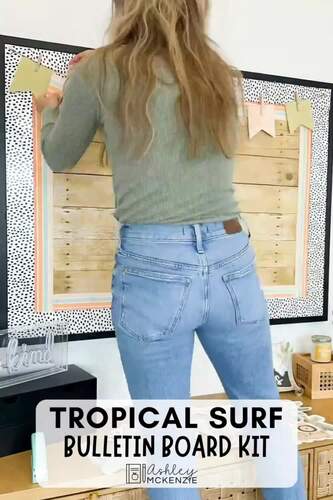 Beach Themed Classroom Decor | Tropical Surf Back To School Bulletin ...