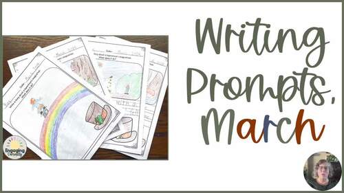March Differentiated Daily Journal Prompts for Spring Writing Center ...